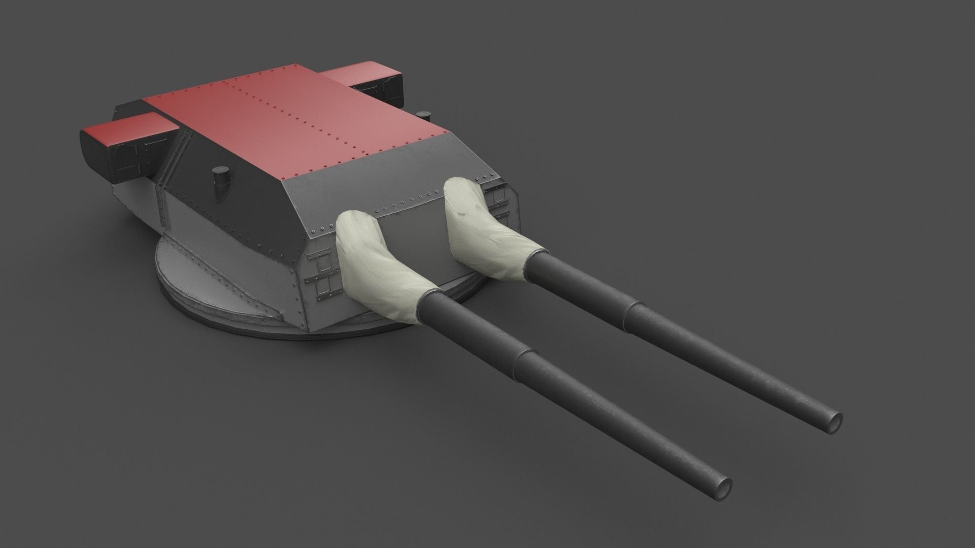 3D model 38 cm SK C34 naval gun VR / AR / low-poly | CGTrader