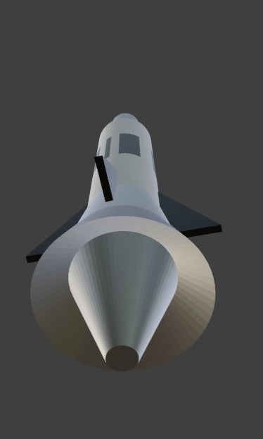 free simple rocket free 3D model | CGTrader