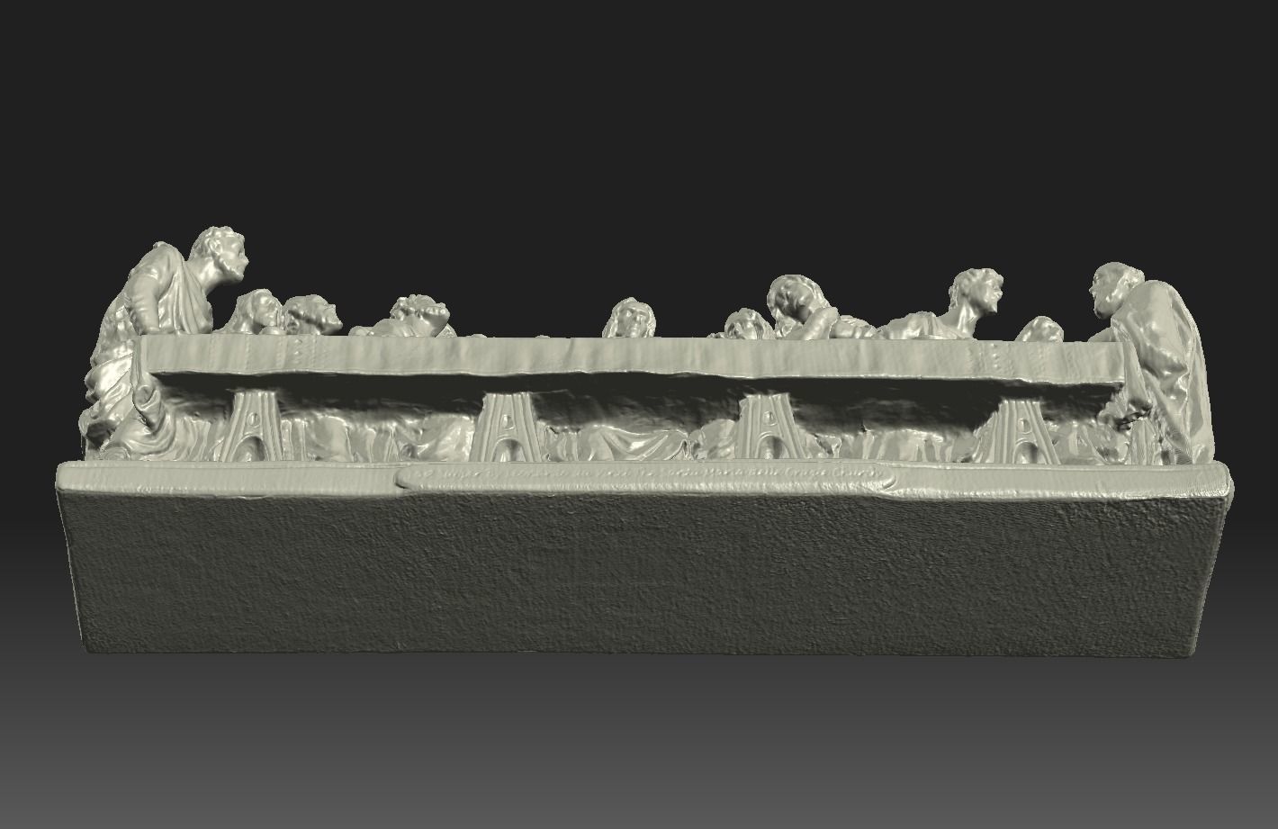 The Last Supper 3D model 3D printable | CGTrader