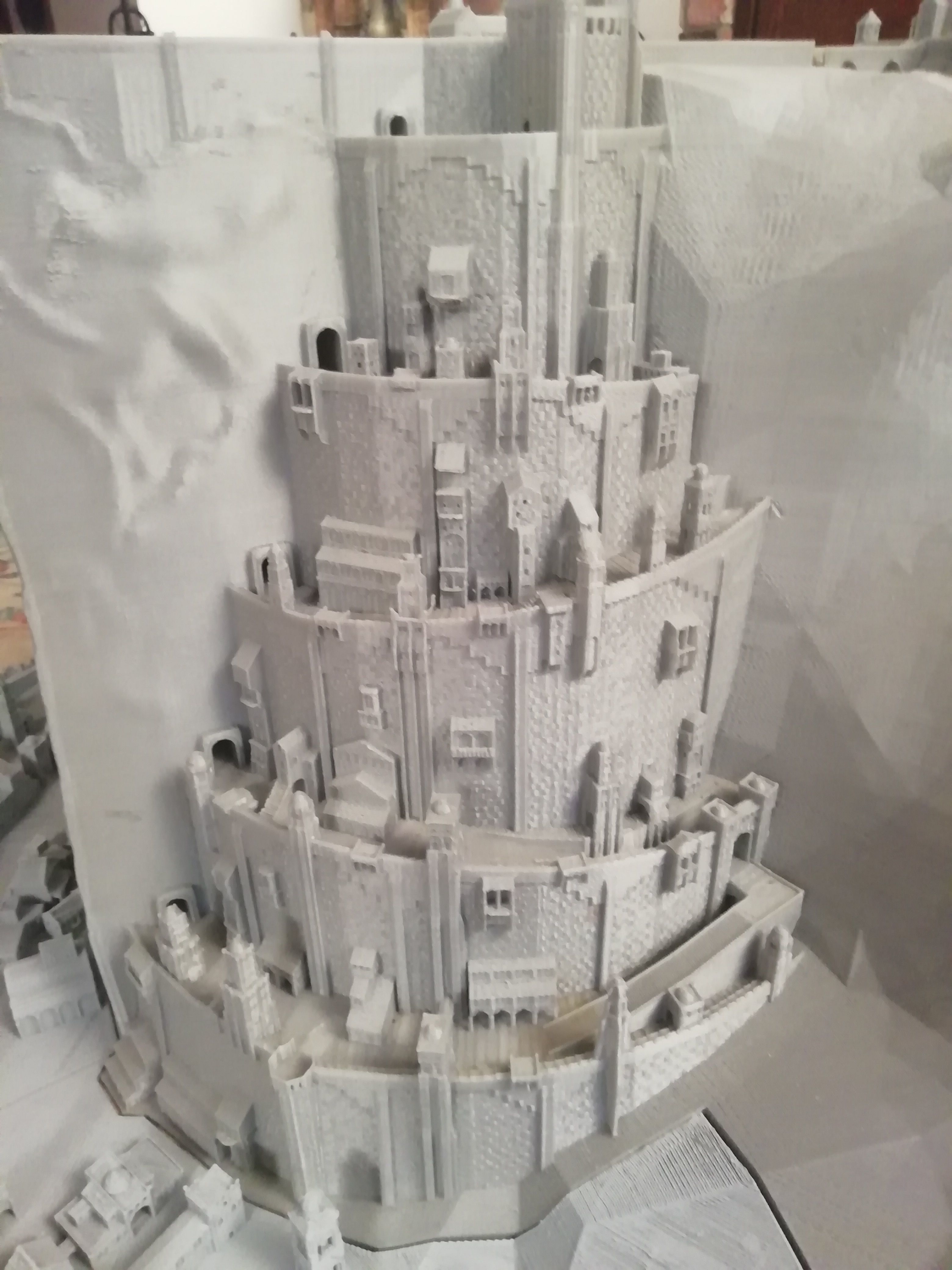 Minas Tirith Modello 3D - The Lord of the Rings 3D model 3D printable ...