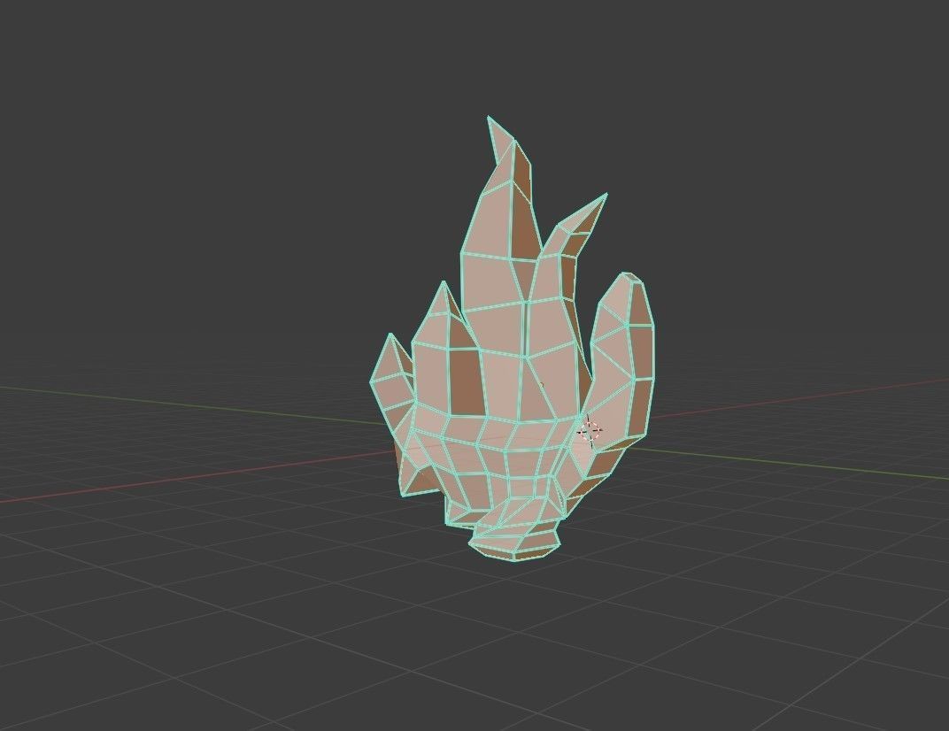 flame fire 3d model 3D model | CGTrader