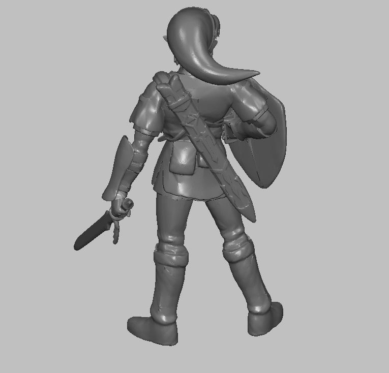 Link figurine 3D model 3D printable | CGTrader