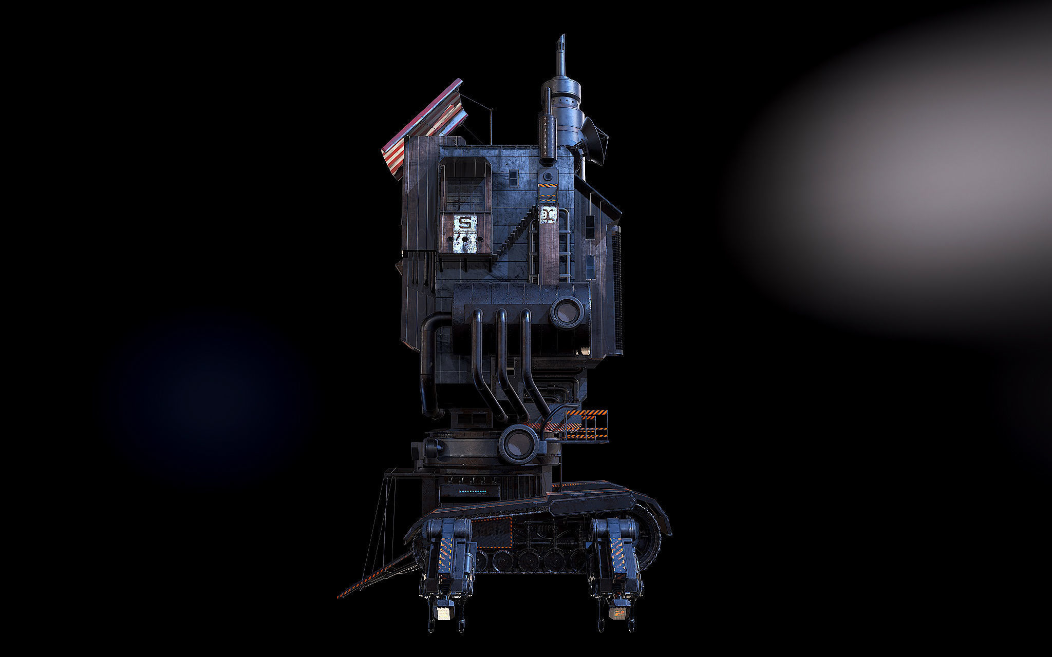 Steampunk building 3D model | CGTrader