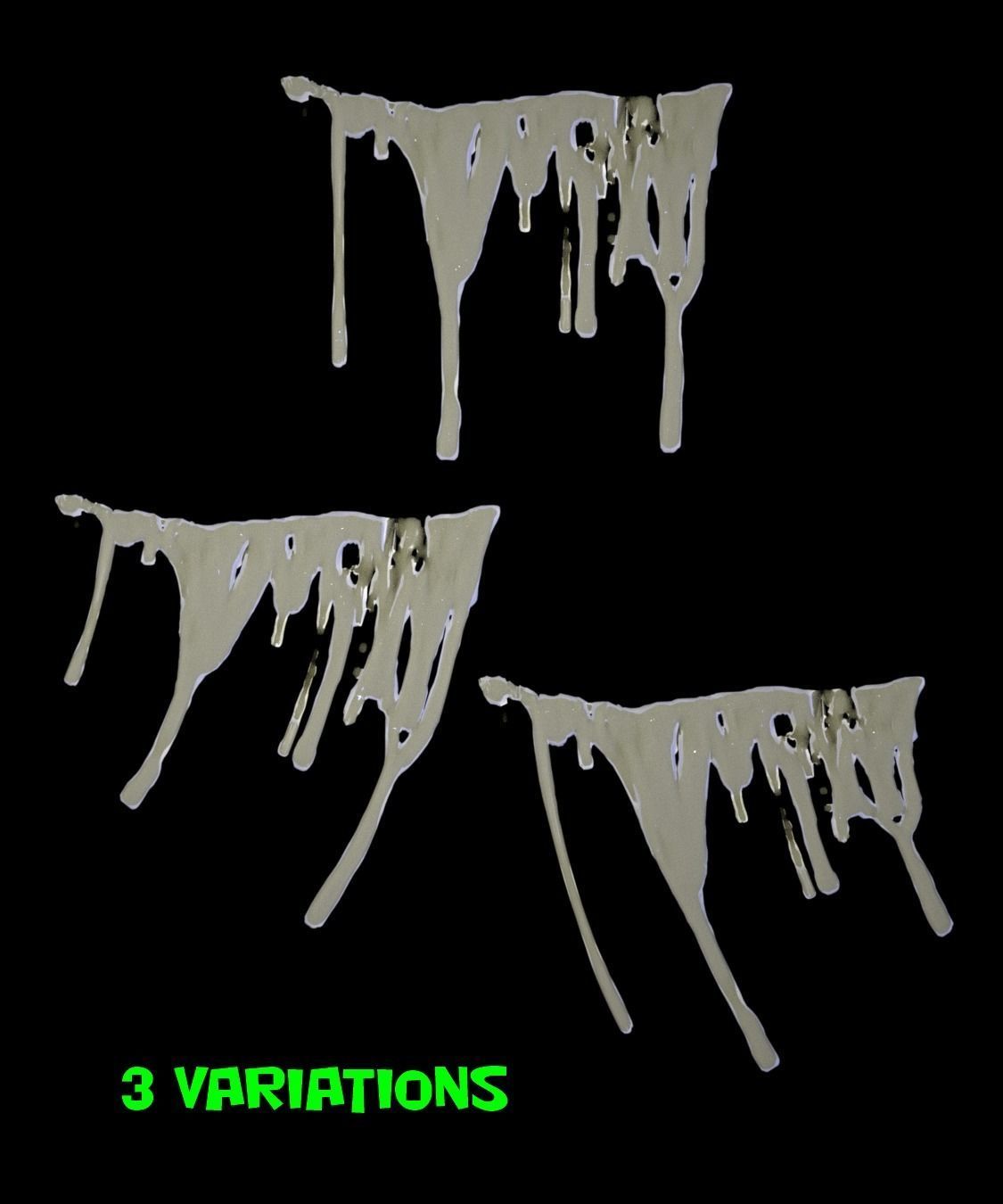 3D Slime Set 8 3D model | CGTrader