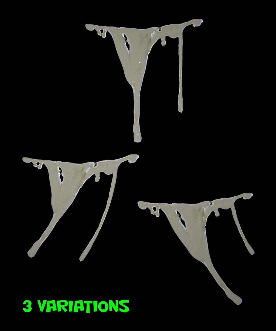 3D Slime Set 10 3D model | CGTrader