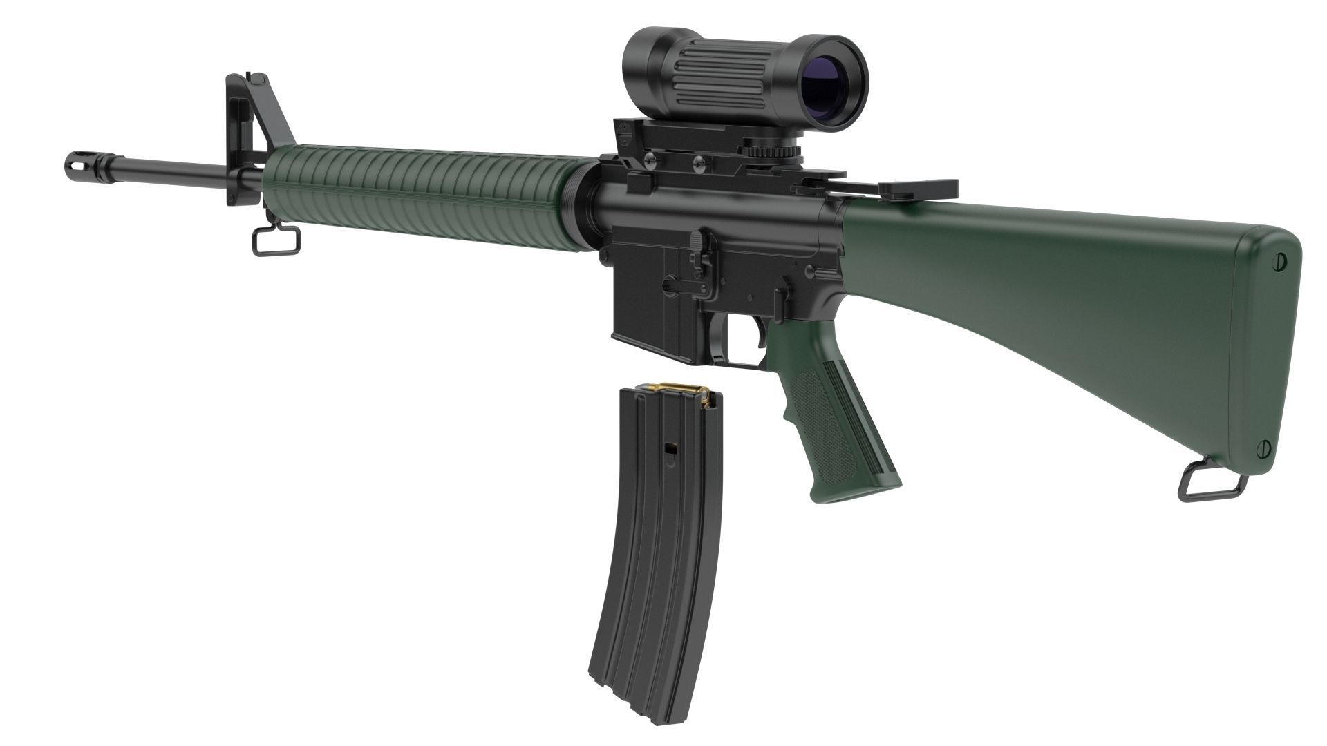 Colt Canada C7A1 3D model | CGTrader