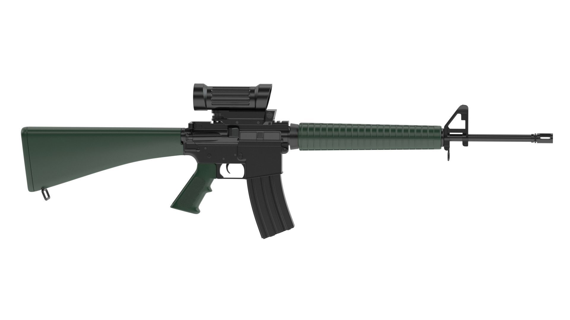 Colt Canada C7A1 3D model | CGTrader