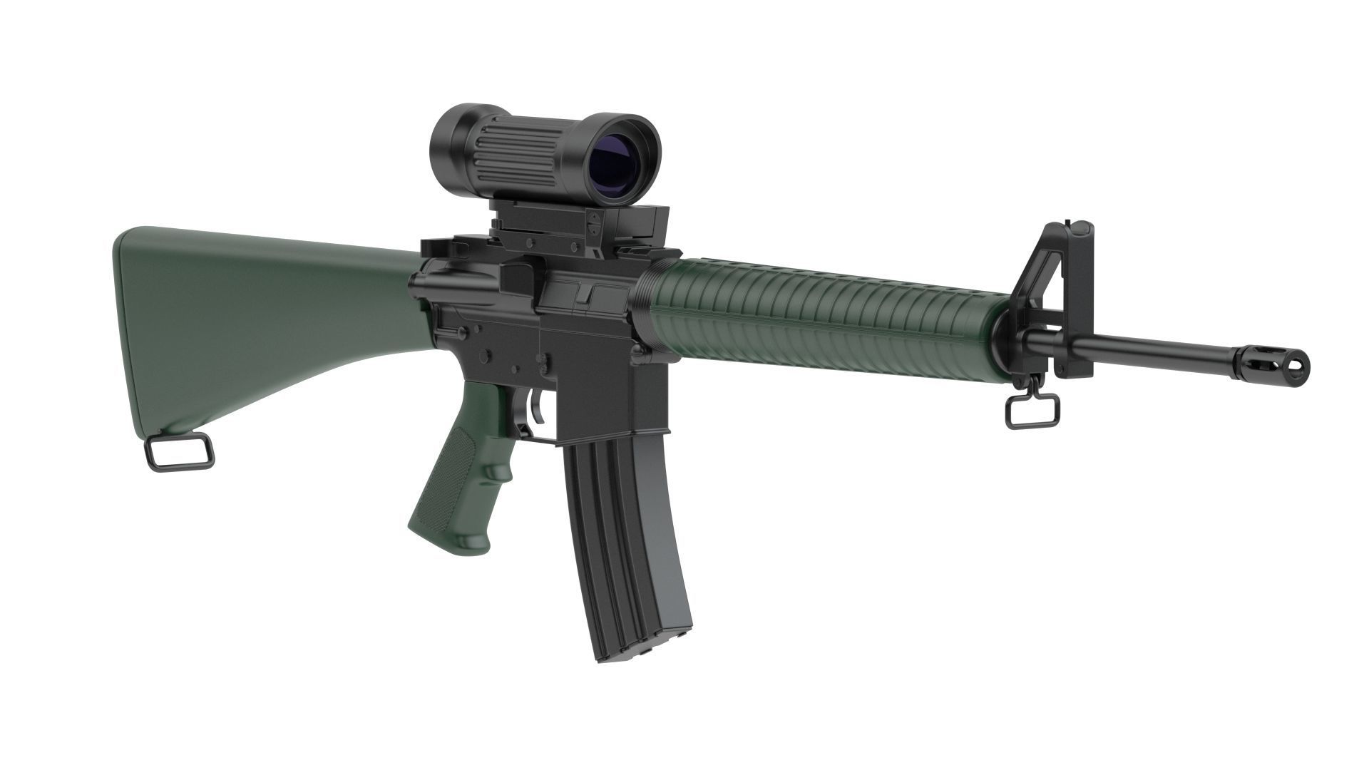 Colt Canada C7A1 3D model | CGTrader