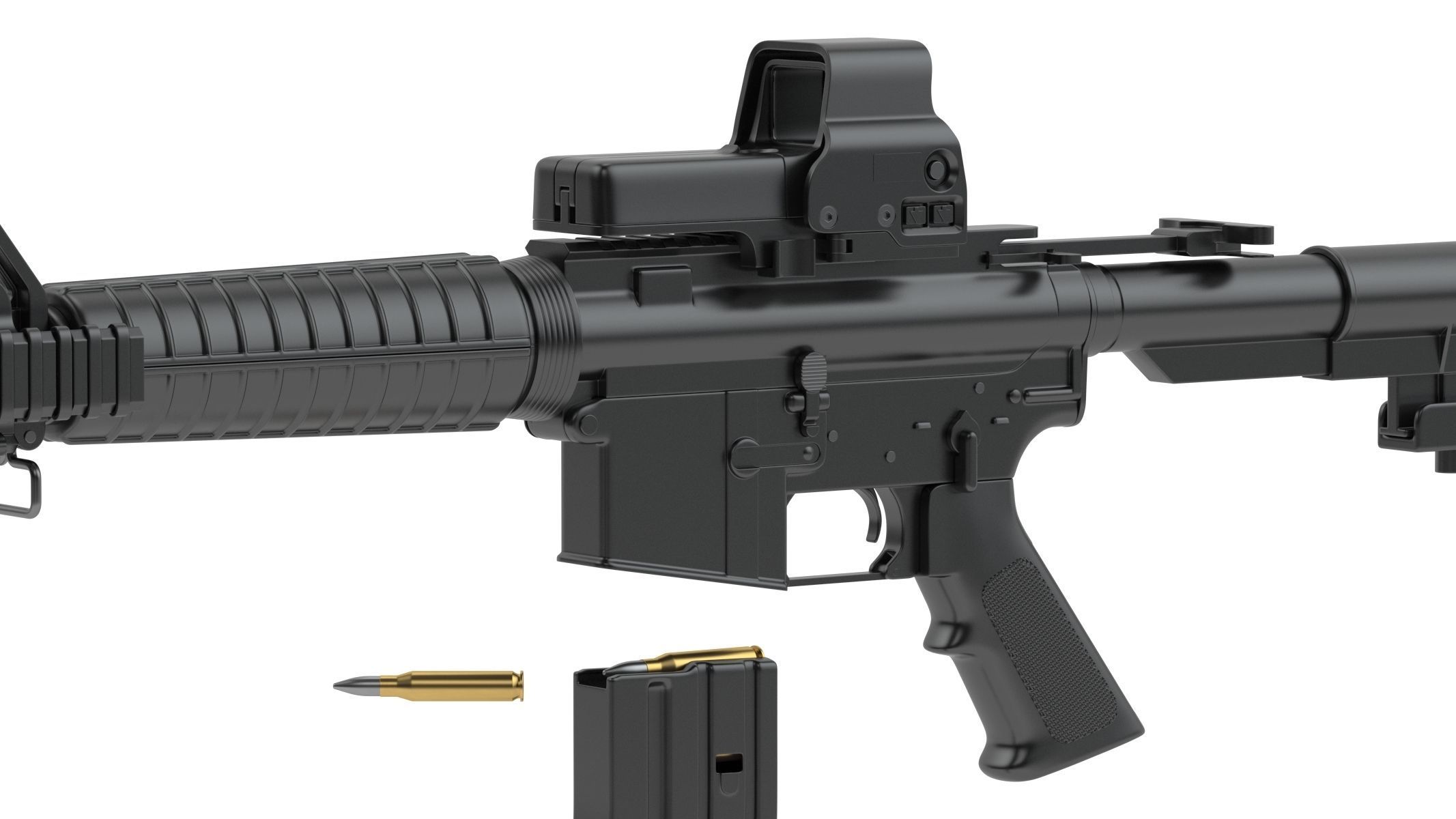 Colt Canada C8A1 3D model | CGTrader