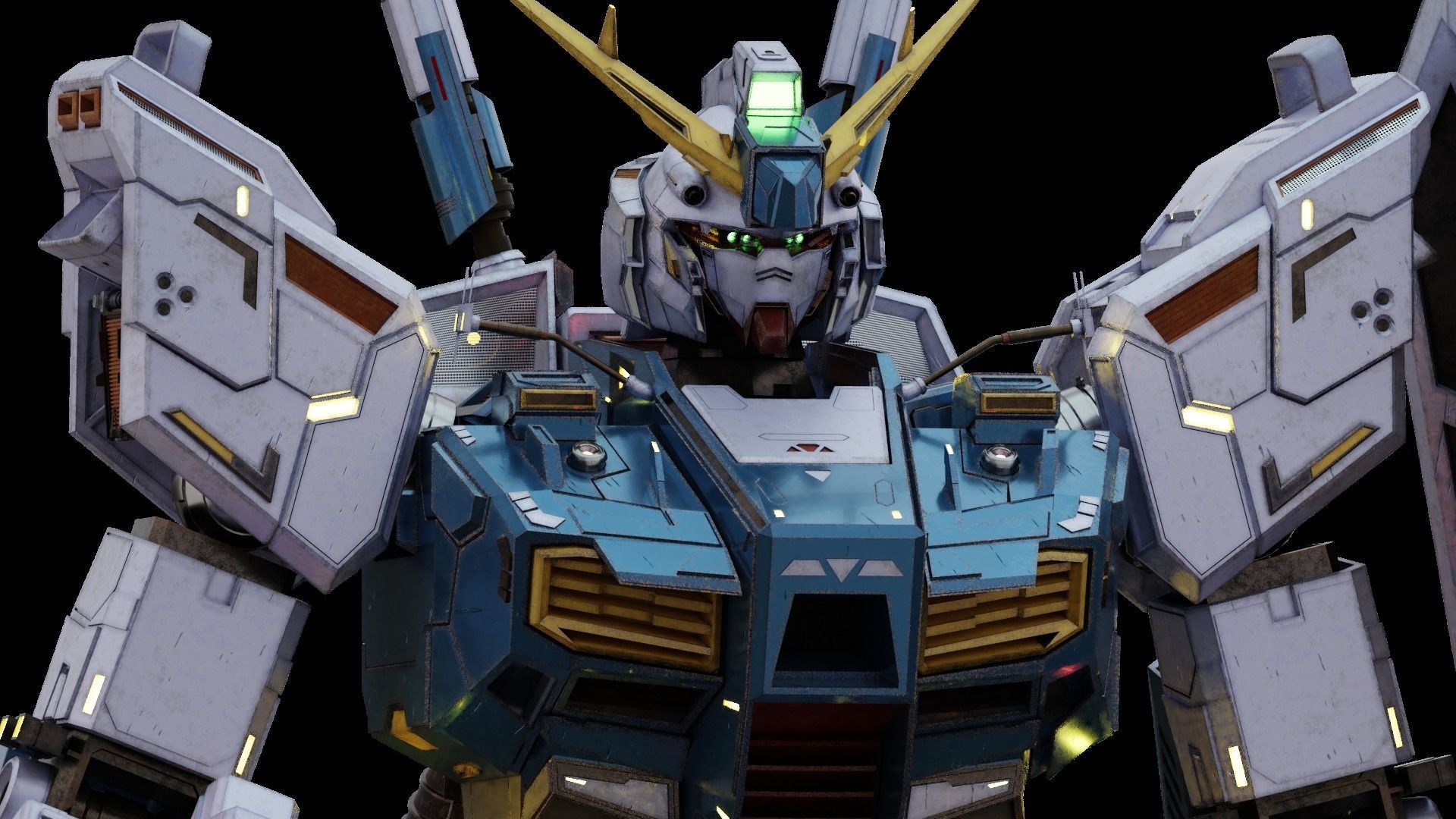 RX-78 NT-1 Gundam Alex 3D model rigged | CGTrader