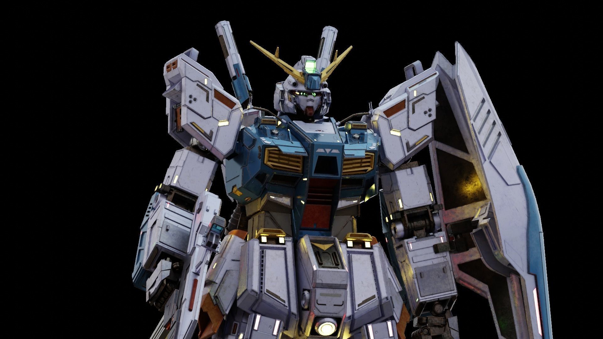 RX-78 NT-1 Gundam Alex 3D model rigged | CGTrader