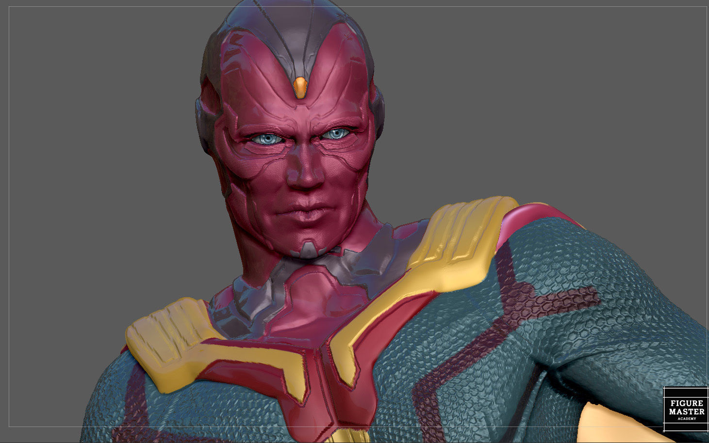 VISION VS WHITE VISION FROM MARVEL MCU DRAMA CHARACTER 3D model 3D ...