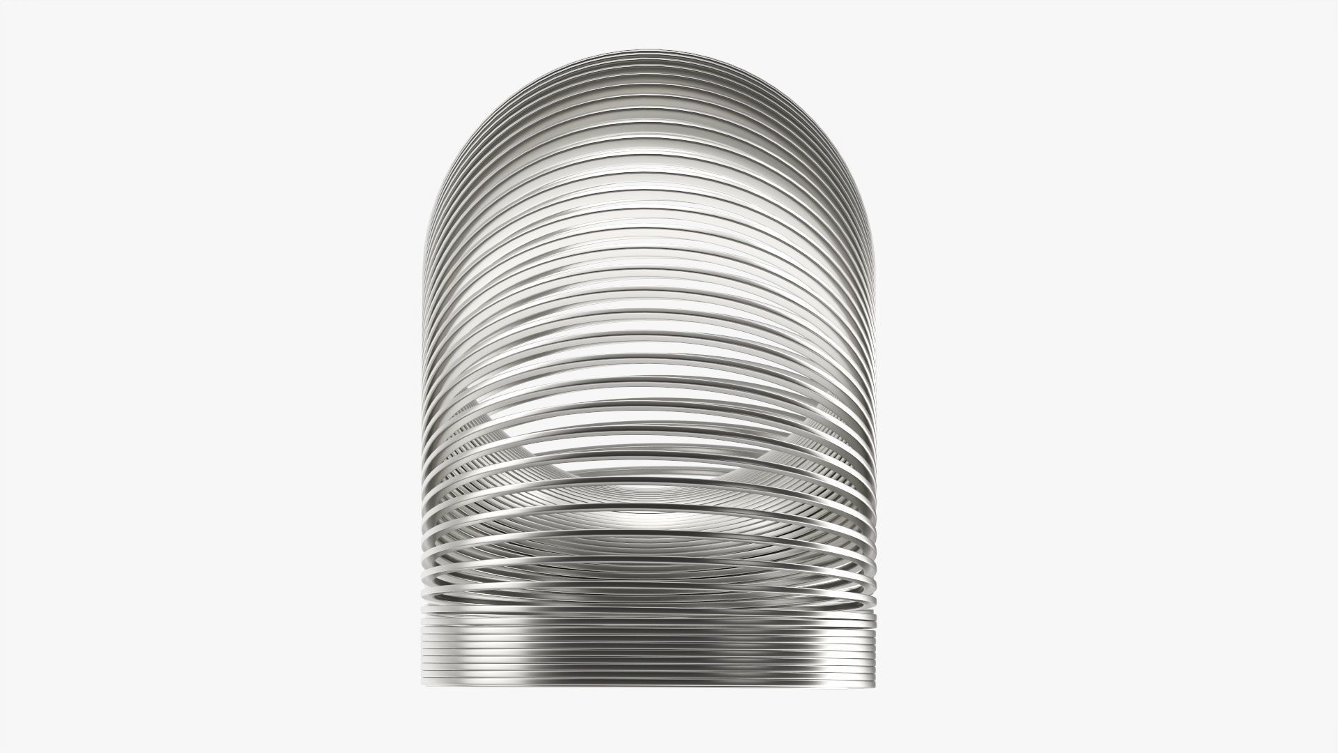Stretched metal spring toy 3D model | CGTrader
