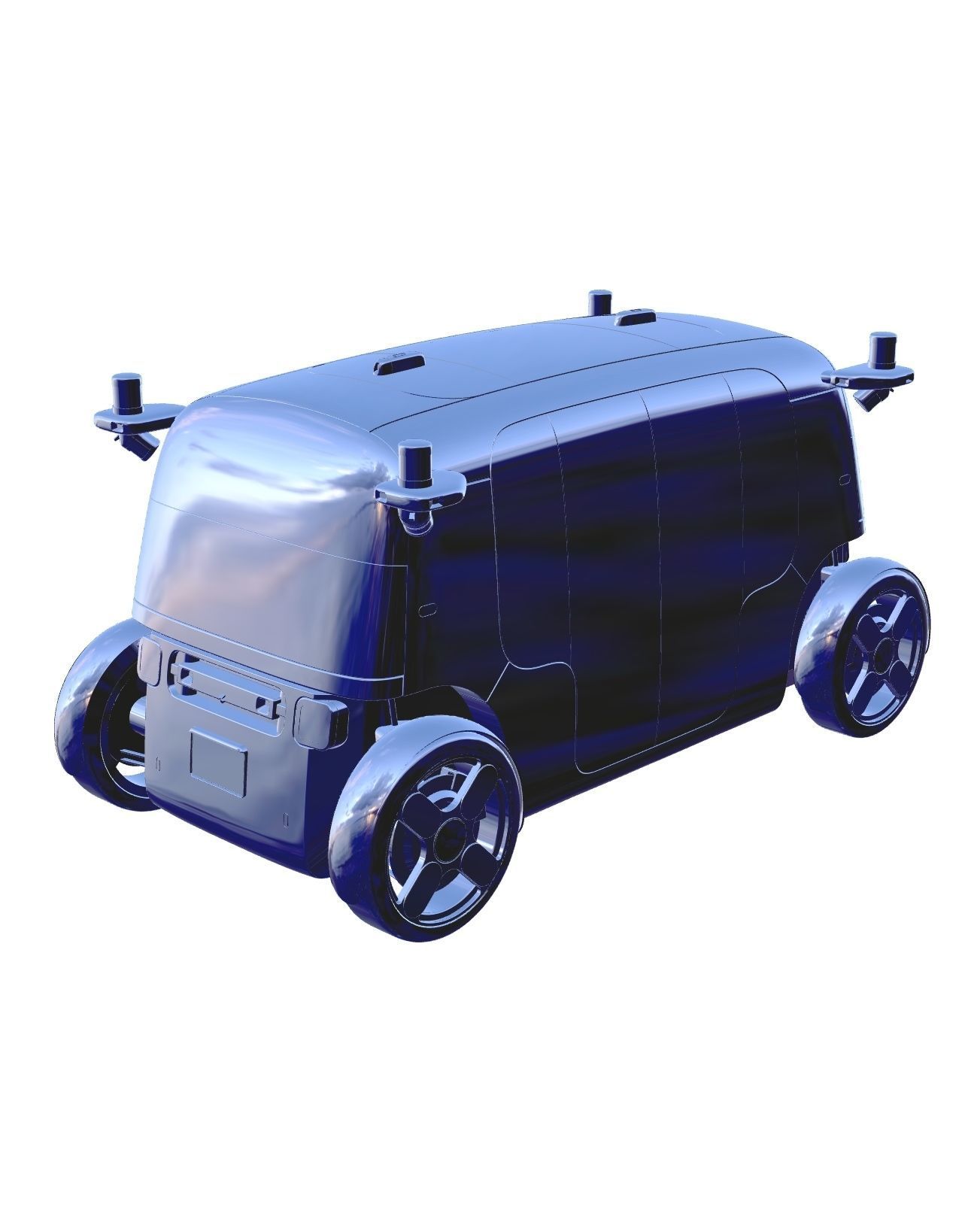 ZOOX Autonomous Vehicle 3D model | CGTrader
