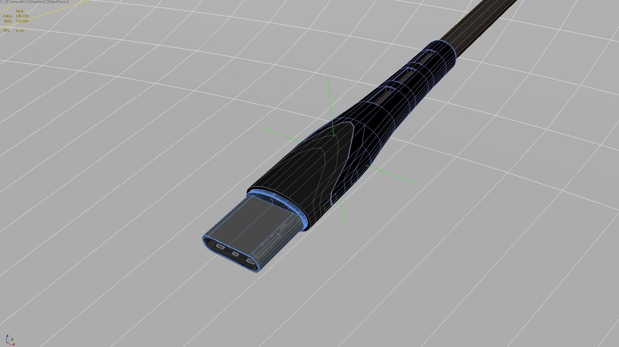 USB Type-C Cable 3D model | CGTrader
