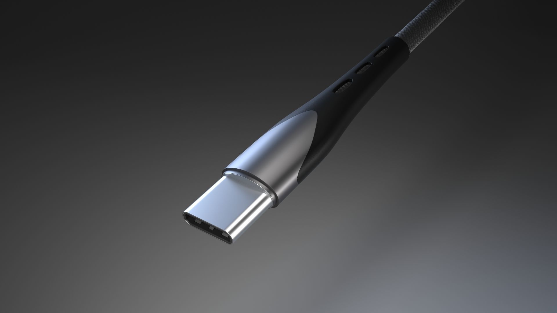 USB Type-C Cable 3D model | CGTrader