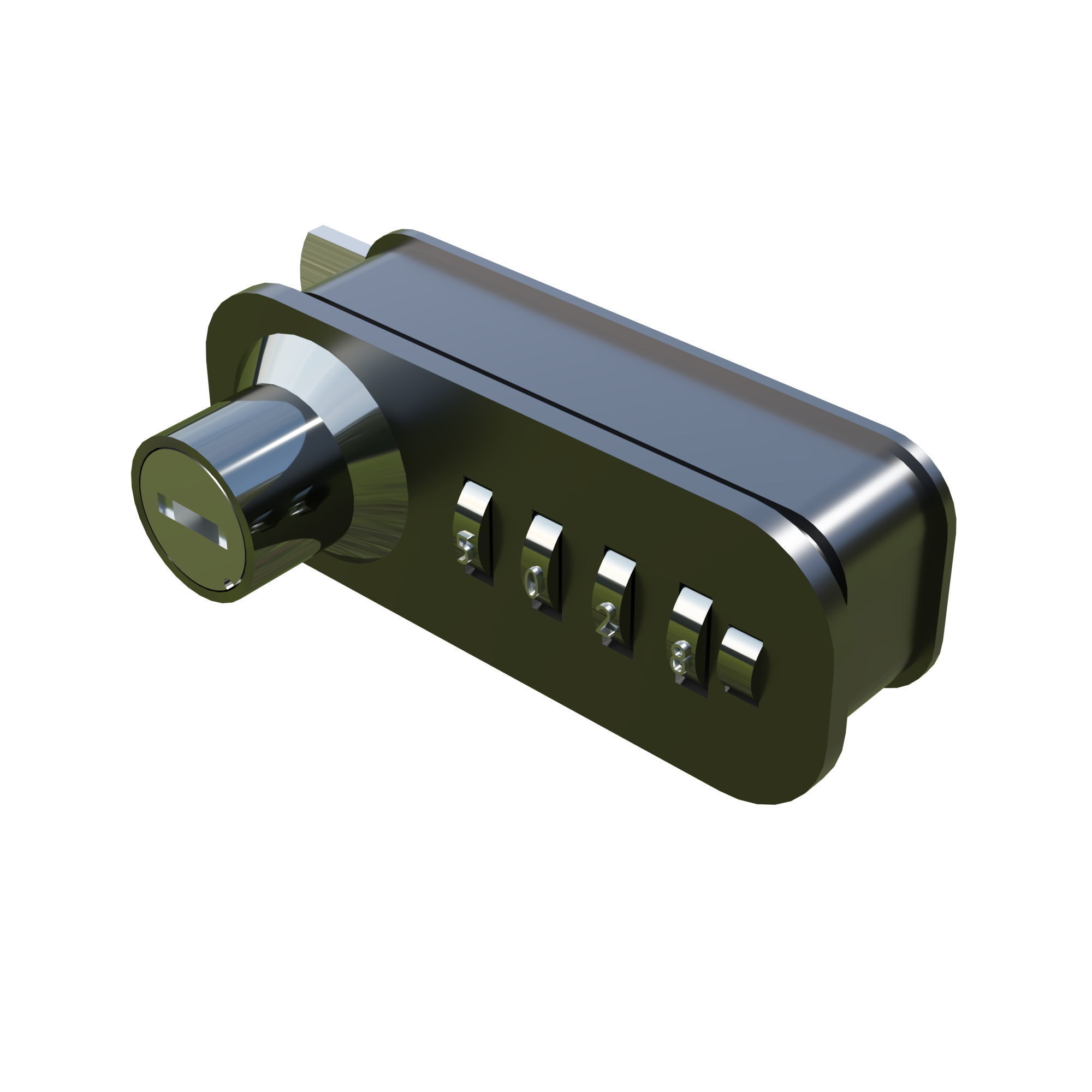 Combination Lock 3D model | CGTrader