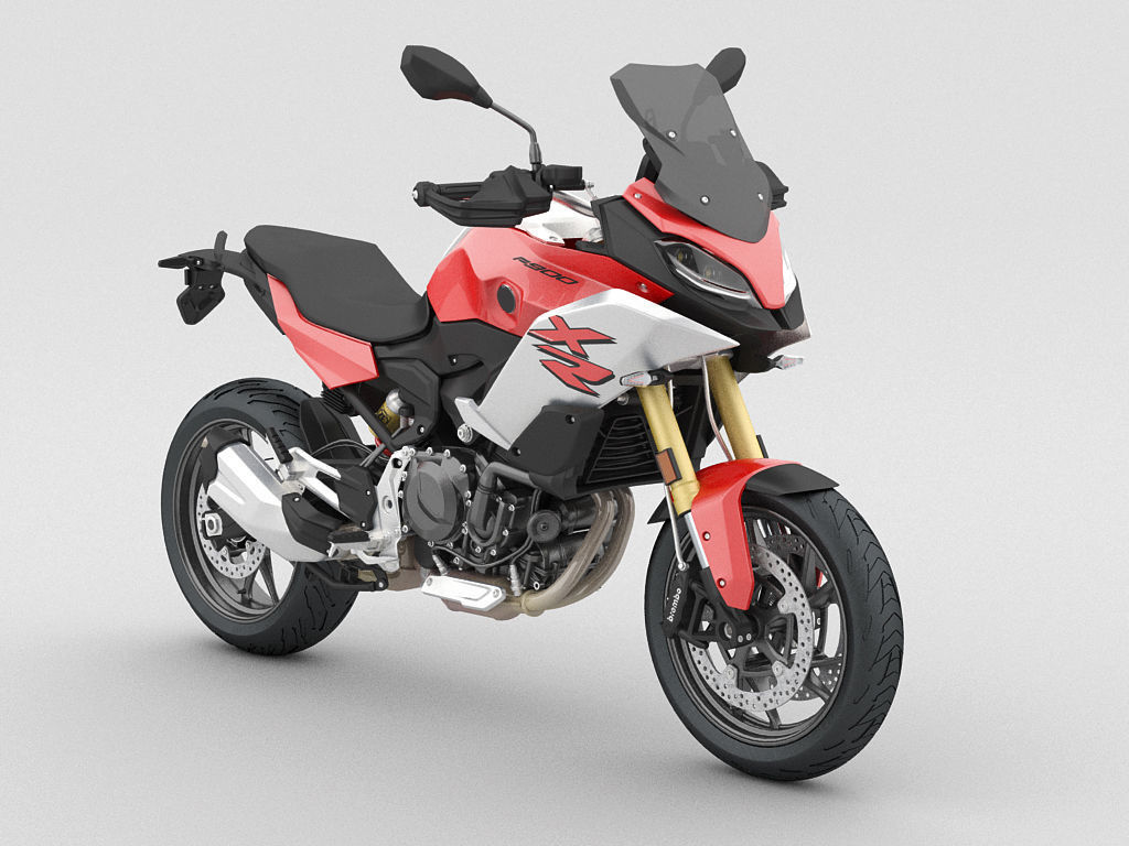 Motorcycle Crossover Turist 3D model | CGTrader