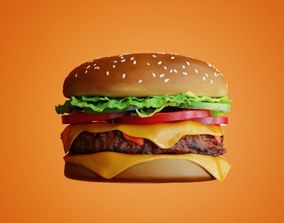 Beef burger 3D Models | CGTrader