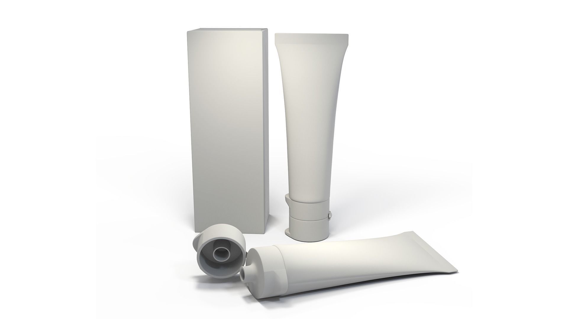 Toothpaste Tube Box 3D model | CGTrader