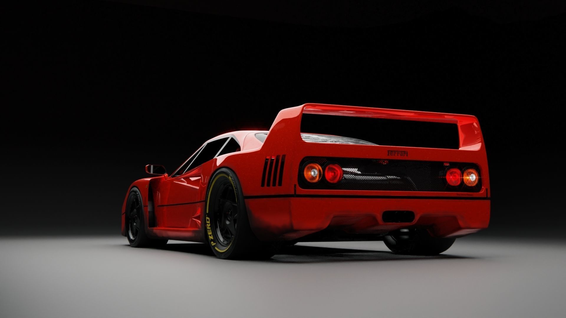 Ferarri F40 3D model | CGTrader