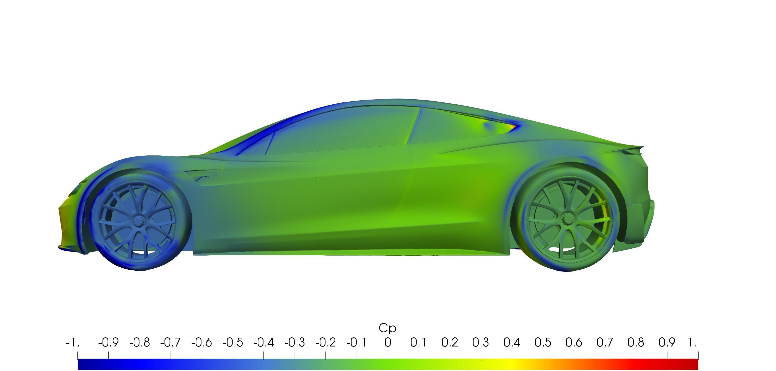 Tesla Roadster 2023 solid for CFD or 3D printing 3D model | CGTrader