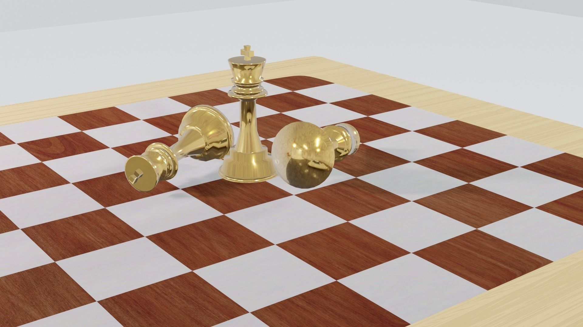 King Piece Chess Prop 3D Model 3D model | CGTrader