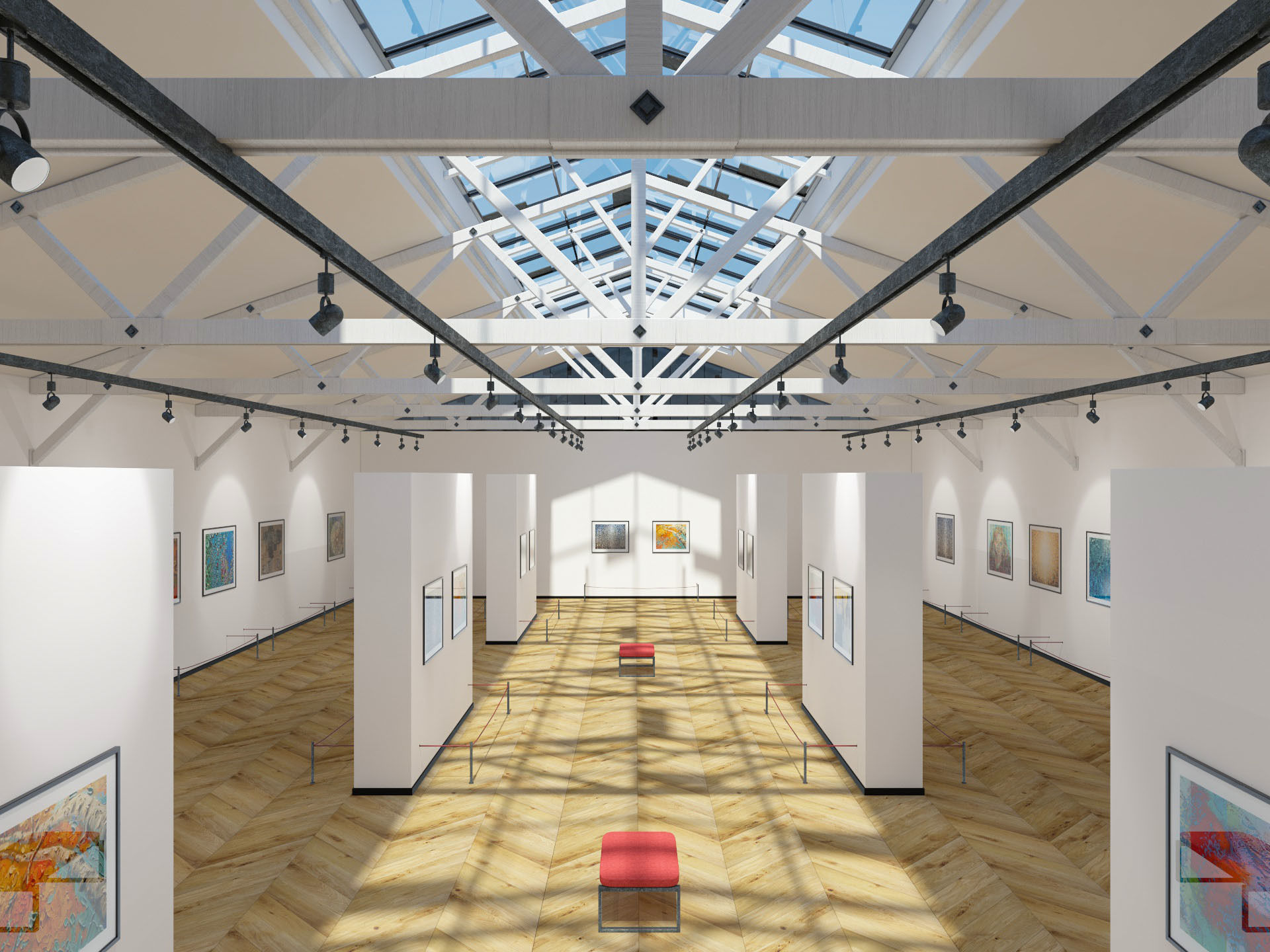 Art Gallery Exhibition 3D model | CGTrader