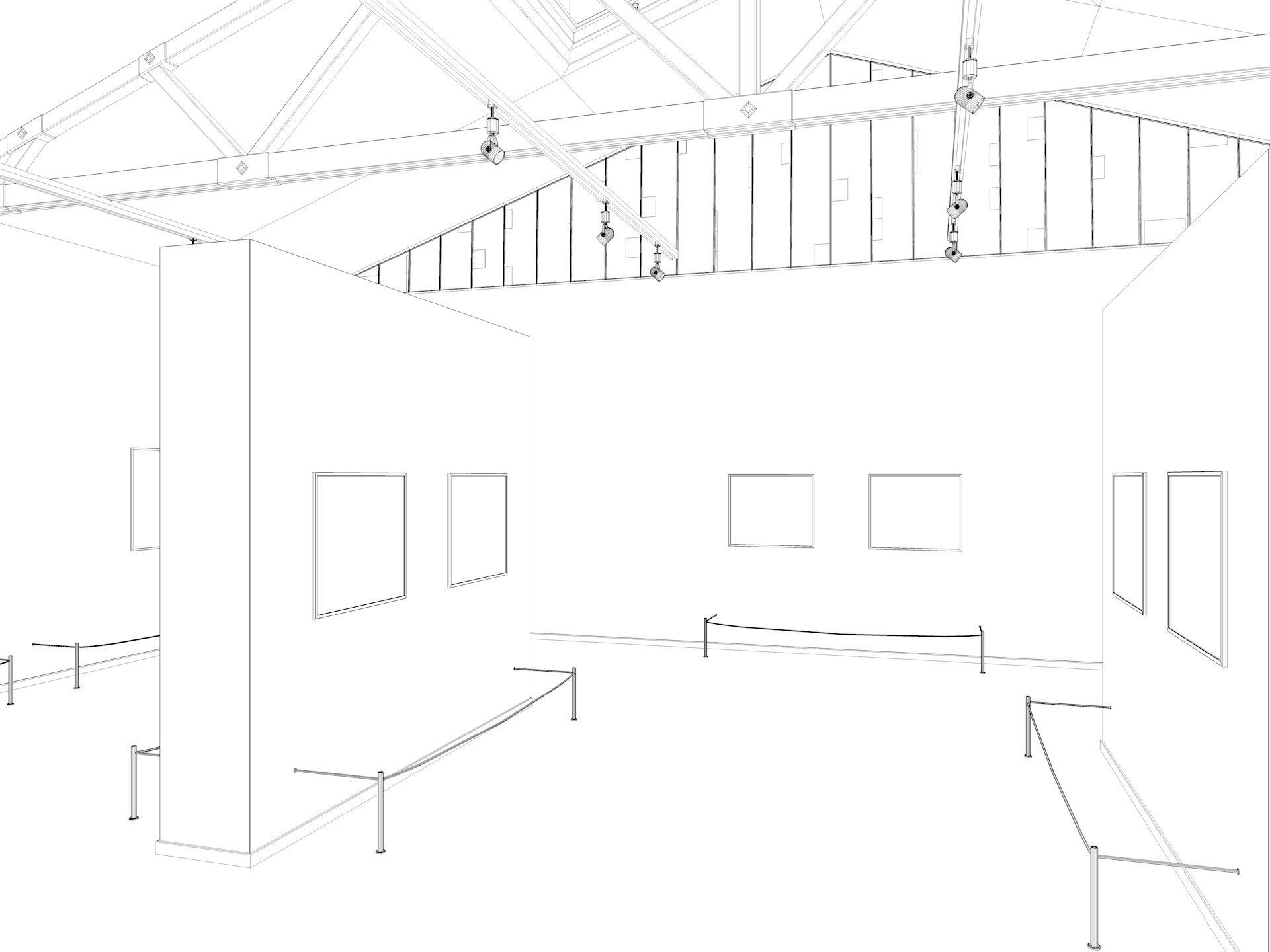 Art Gallery Exhibition 3D model | CGTrader