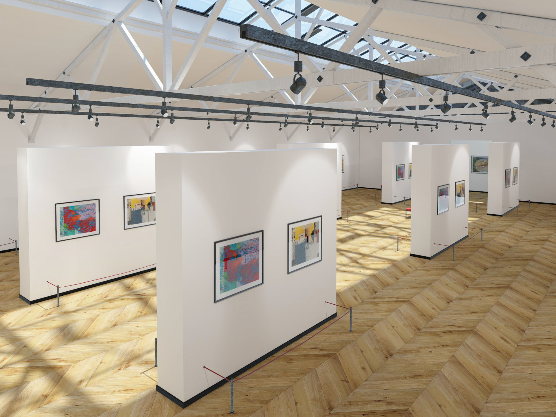 Art Gallery Exhibition 3D model | CGTrader