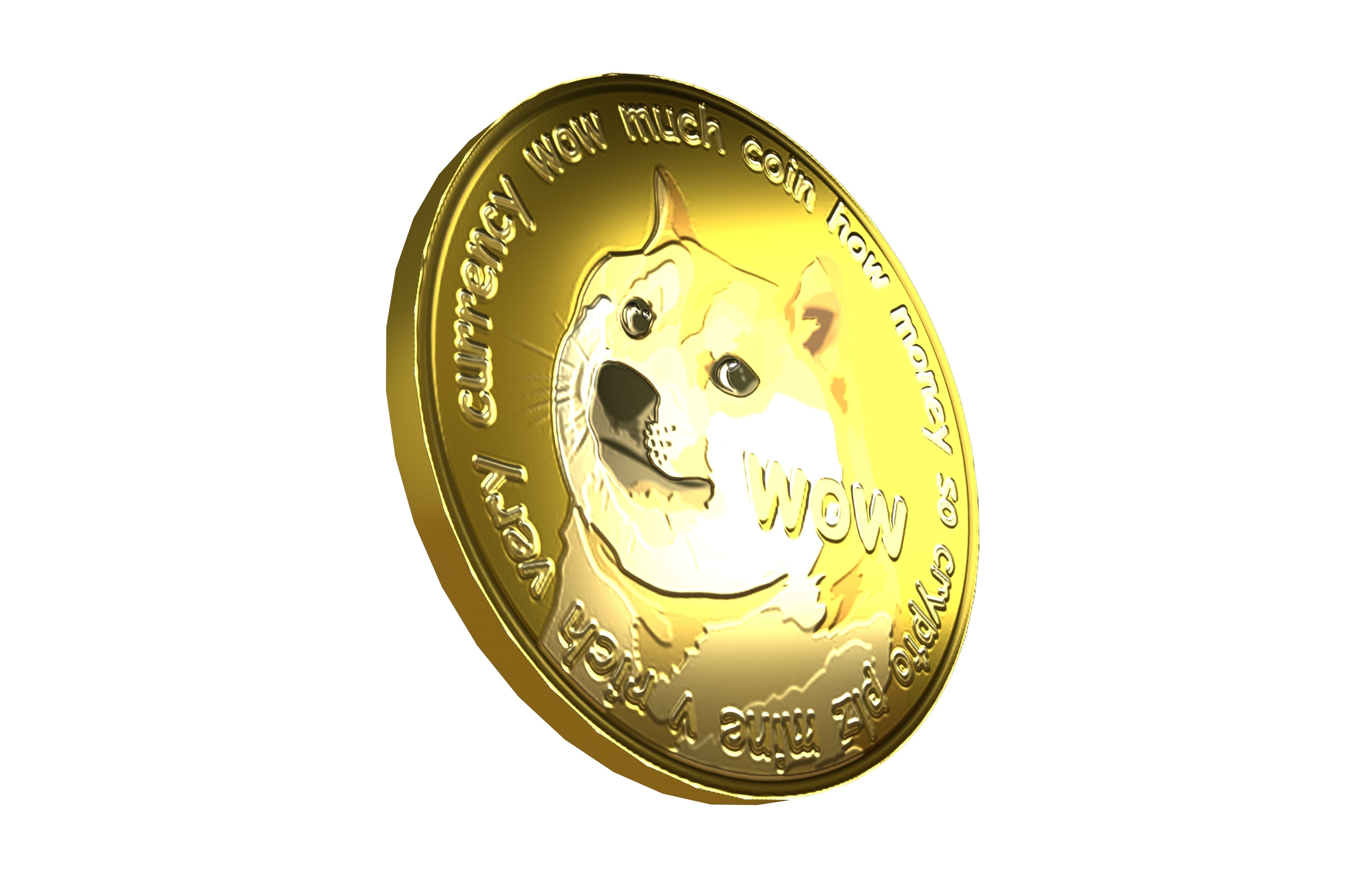 3D model Doge Coin v6 001 VR / AR / low-poly | CGTrader
