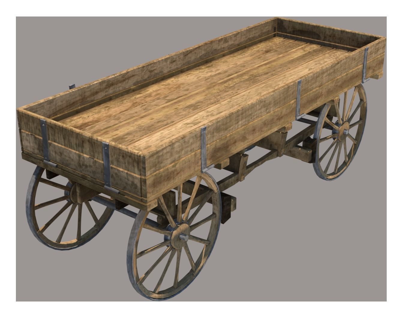Medieval carriage 3D model | CGTrader