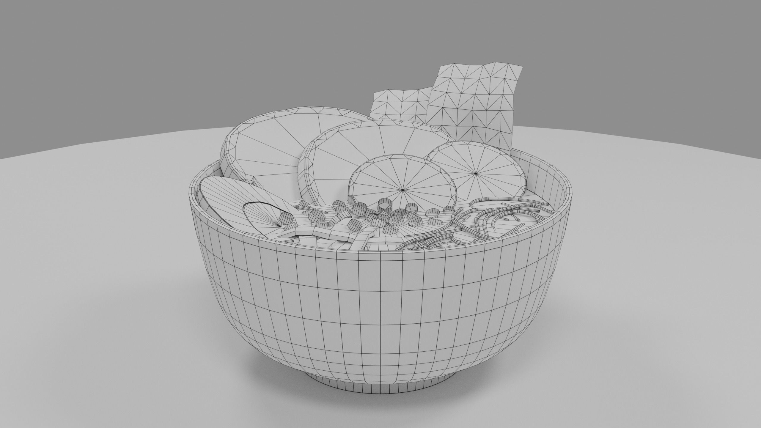 Ramen - japanese noodle 3D model | CGTrader