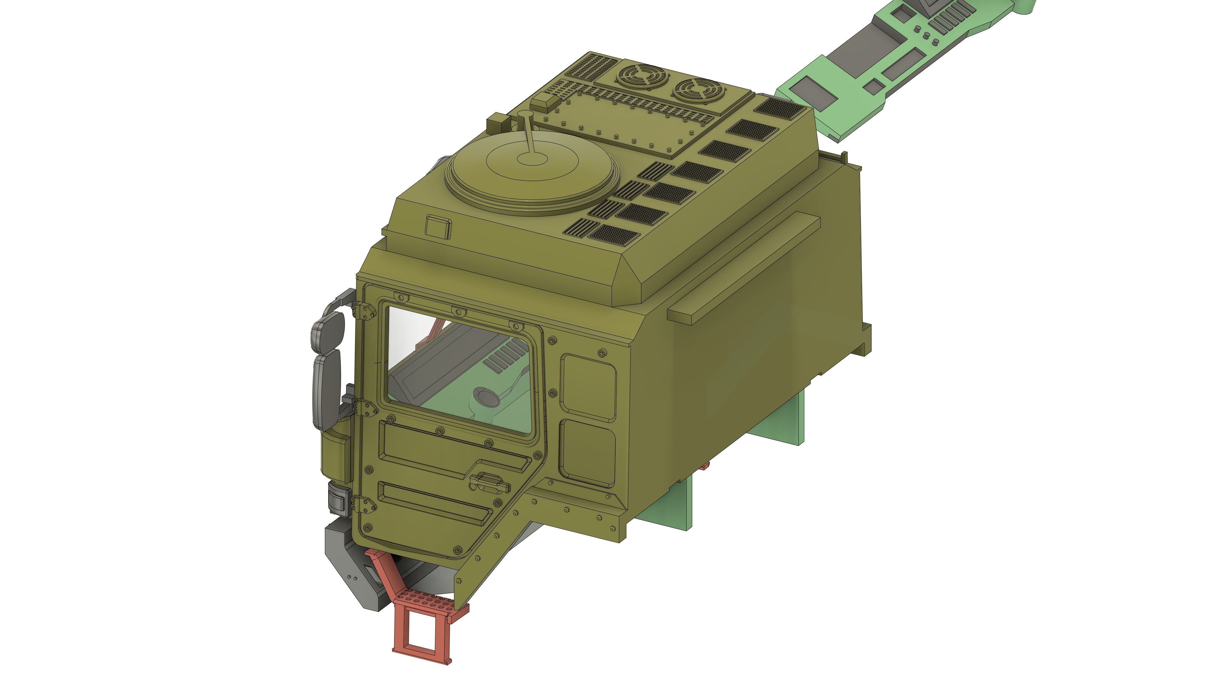 RMMV HX MAN cab 3D model 3D printable | CGTrader