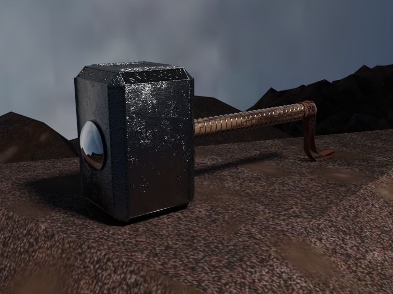 Mjollnir 3D model | CGTrader