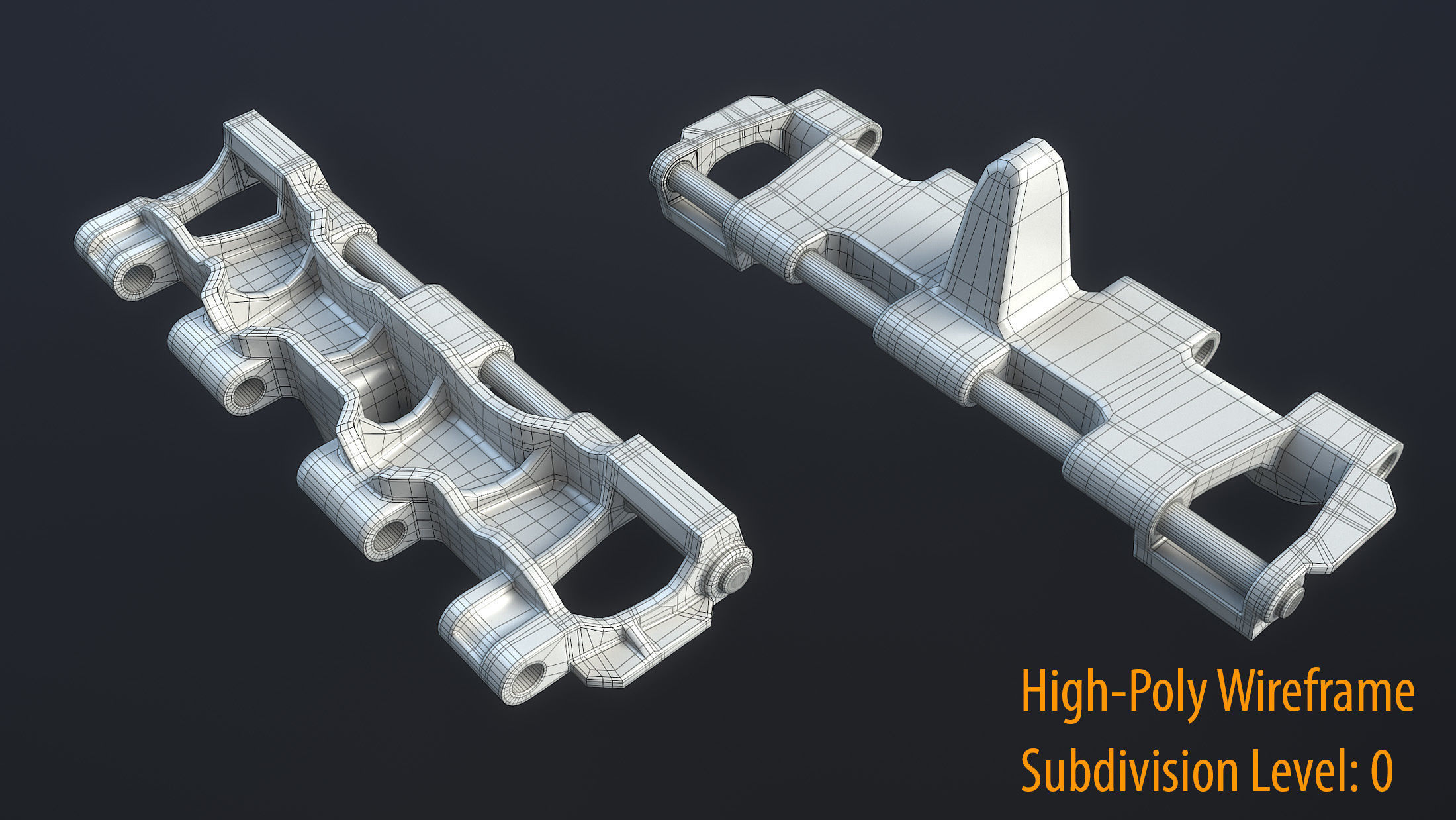 T-55 Tank Tracks 3D model | CGTrader