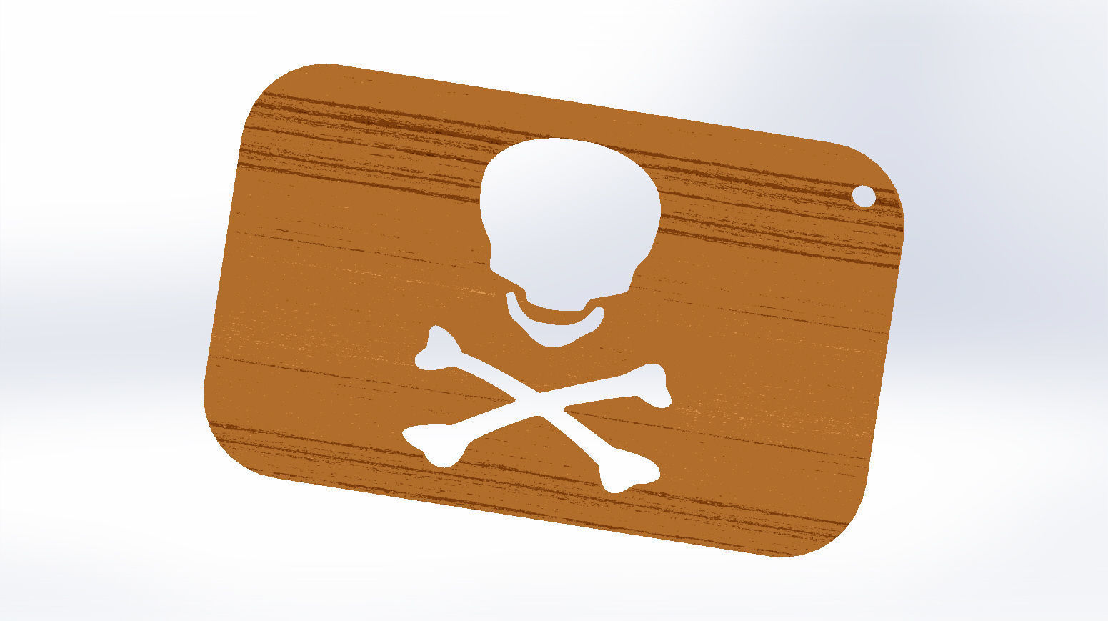 jolly roger 3D model 3D printable | CGTrader