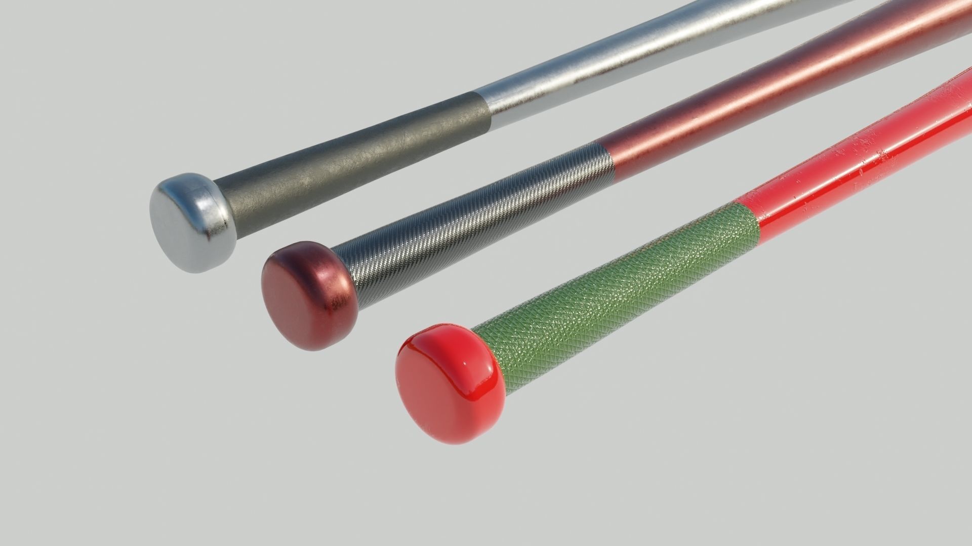 3D model Baseball bat 3D model PBR Textures 4K VR / AR / low-poly ...