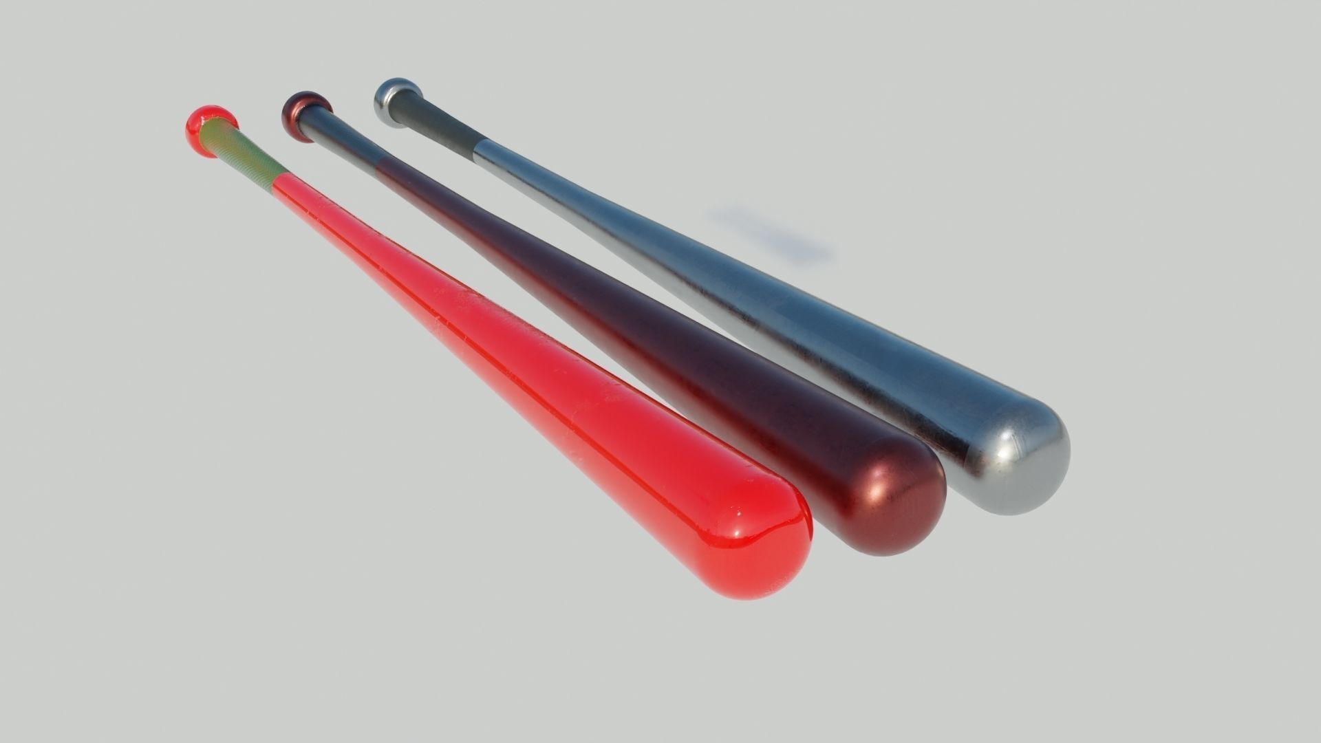 3D model Baseball bat 3D model PBR Textures 4K VR / AR / low-poly ...