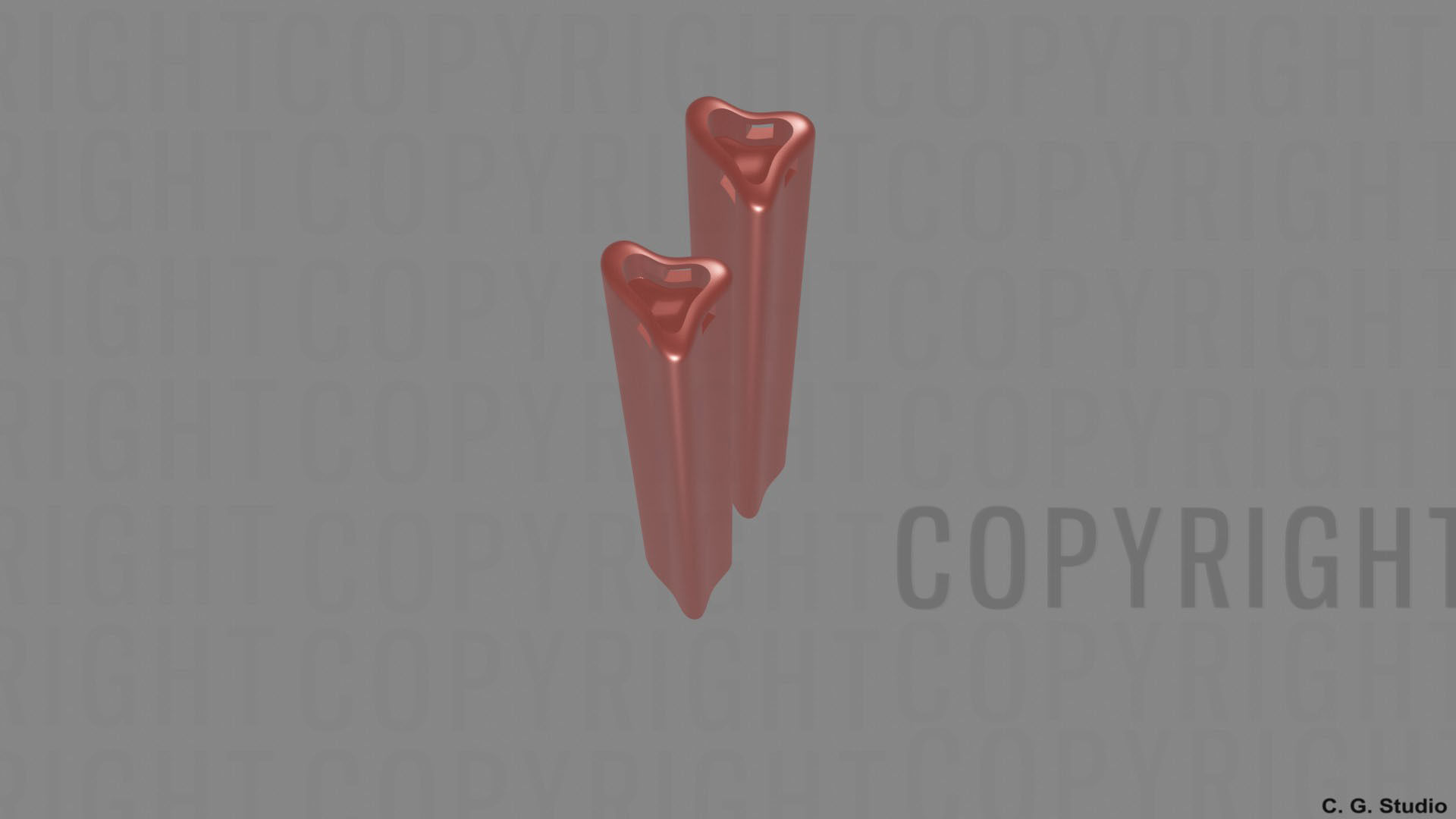 Three -3- Wing Nunchaku 3D model 3D printable | CGTrader