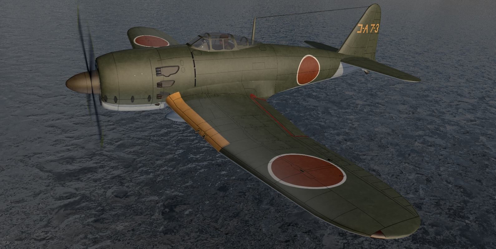 Mitsubishi A7M1 Reppu - aka SAM 3D model | CGTrader