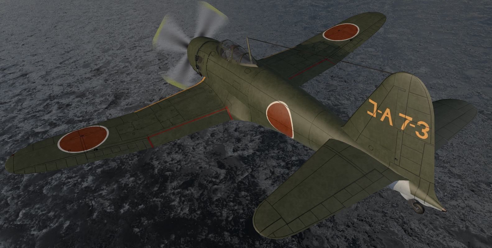 Mitsubishi A7M1 Reppu - aka SAM 3D model | CGTrader