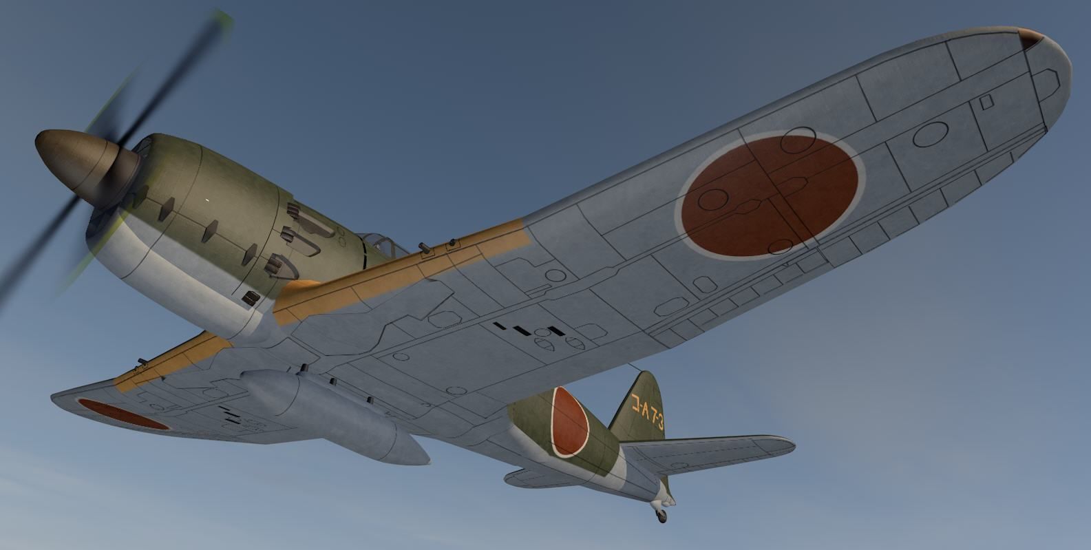 Mitsubishi A7M1 Reppu - aka SAM 3D model | CGTrader
