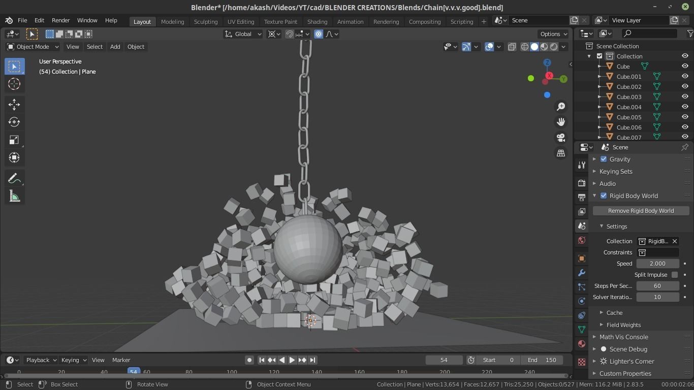 Wrecking Ball free 3D model animated rigged | CGTrader