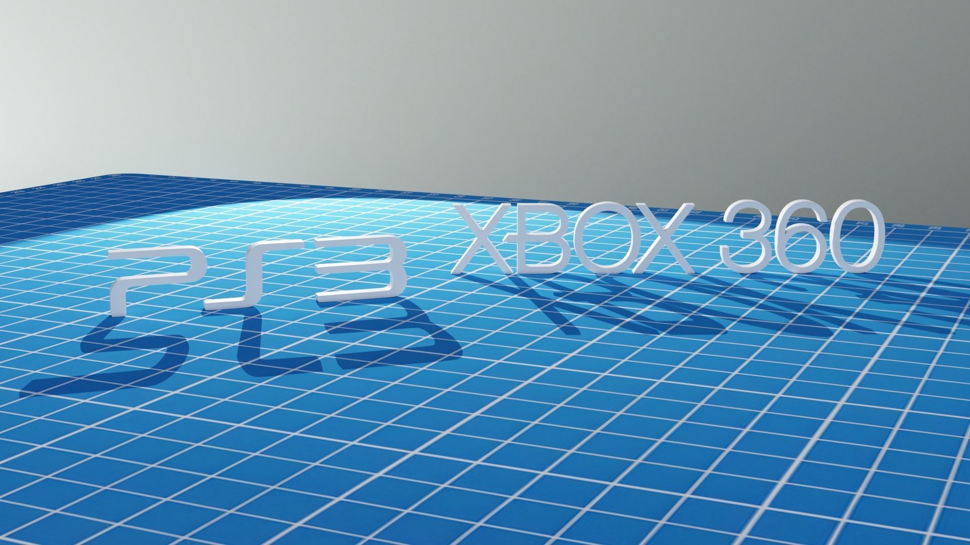 Logos console XBOX and Playstation 3D model 3D printable | CGTrader