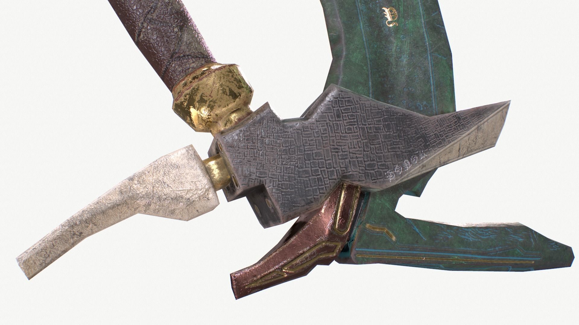 3D model Stone Blade VR / AR / low-poly | CGTrader