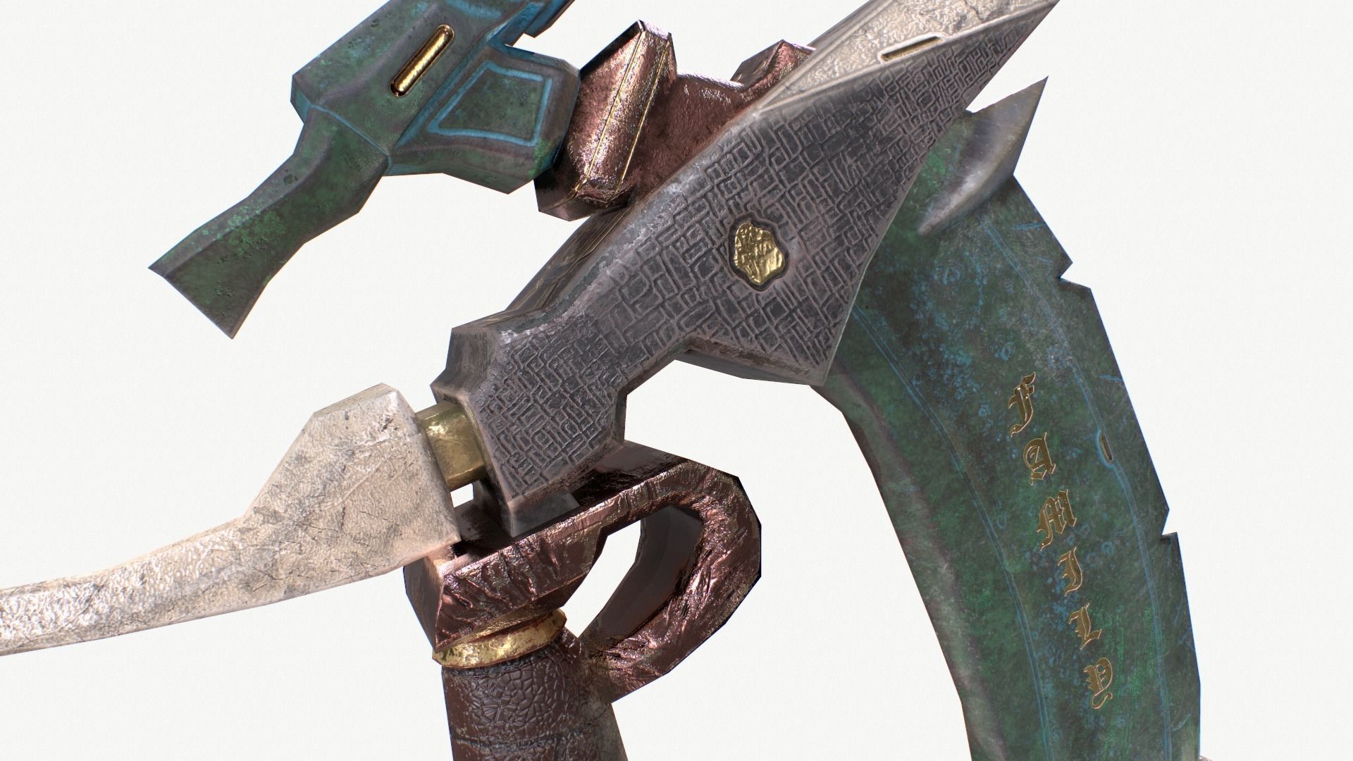 3D model Stone Blade VR / AR / low-poly | CGTrader