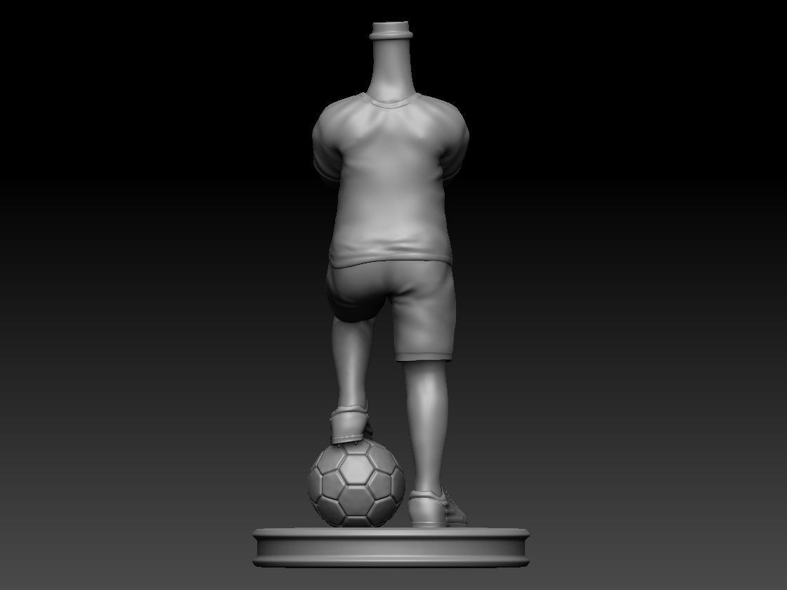 3D Printable Football Player Bubble Head 3D print model 3D model 3D ...