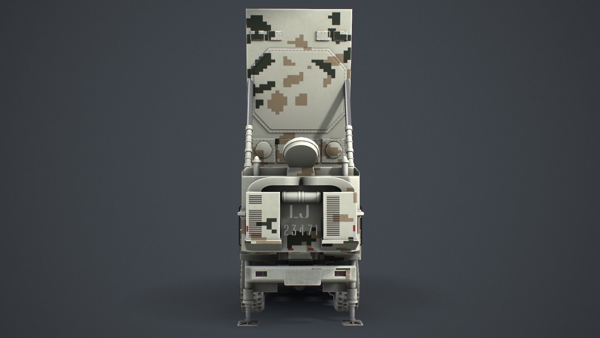 3D model HQ-16B Anti Air Complex VR / AR / low-poly | CGTrader