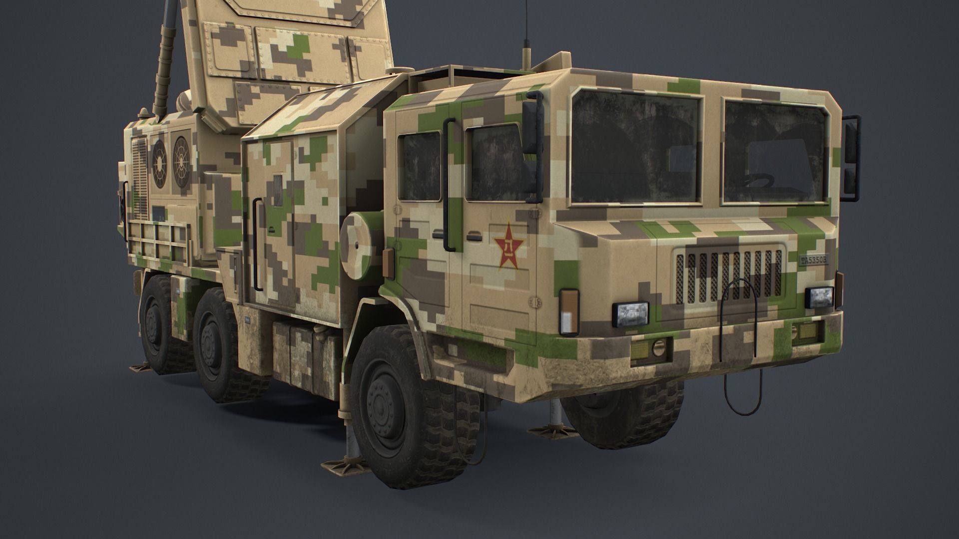 3D model HQ-16B Anti Air Complex VR / AR / low-poly | CGTrader